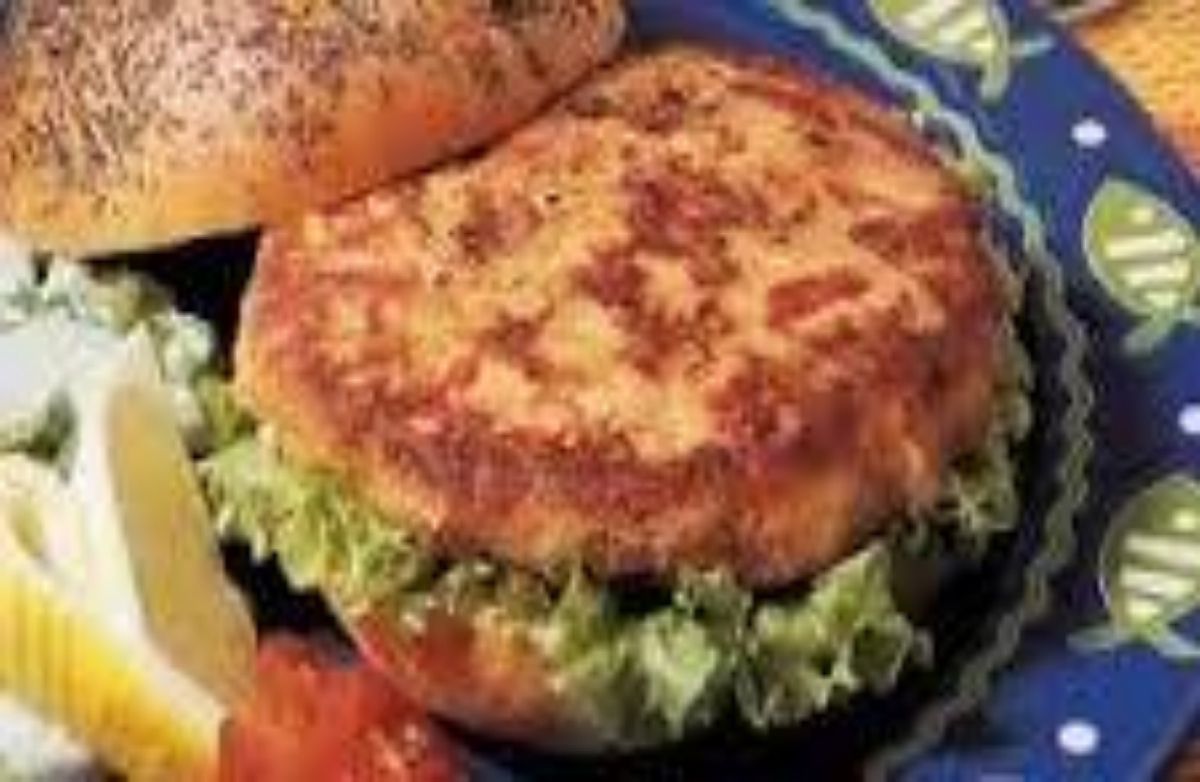 Pink Salmon Burger Patties Recipe | SparkRecipes