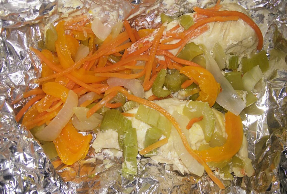 Hobo Chicken: An Envelope Meal Recipe | SparkRecipes