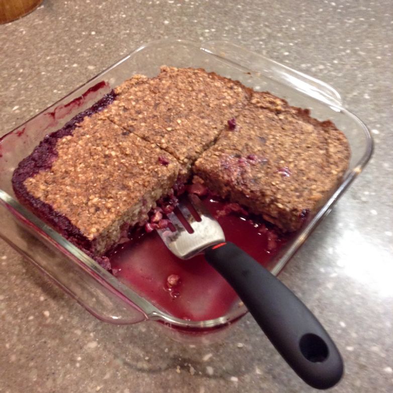 BLE Baked Oatmeal (WFPB) complete breakfast Recipe | SparkRecipes