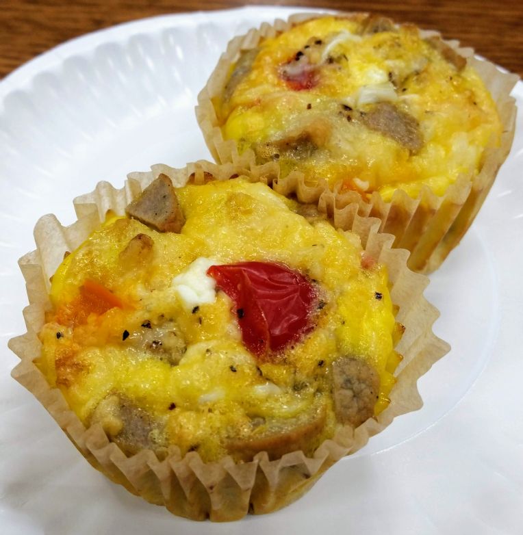 Baked Omelet Cups Recipe | SparkRecipes