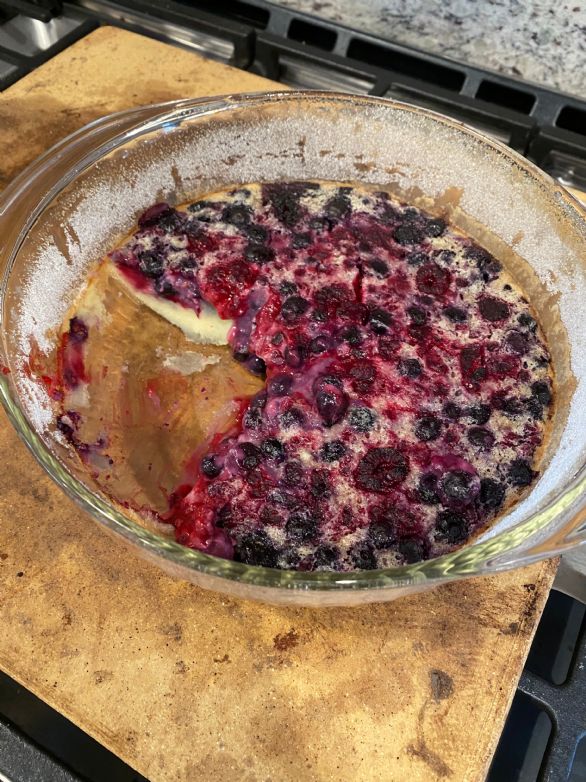 Berry Breakfast Custard Recipe | SparkRecipes