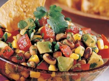 Black Eyed Pea and Hominy Salad Recipe | SparkRecipes