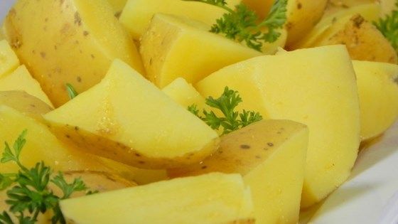 Butter herbed boiled new potatoes Recipe | SparkRecipes