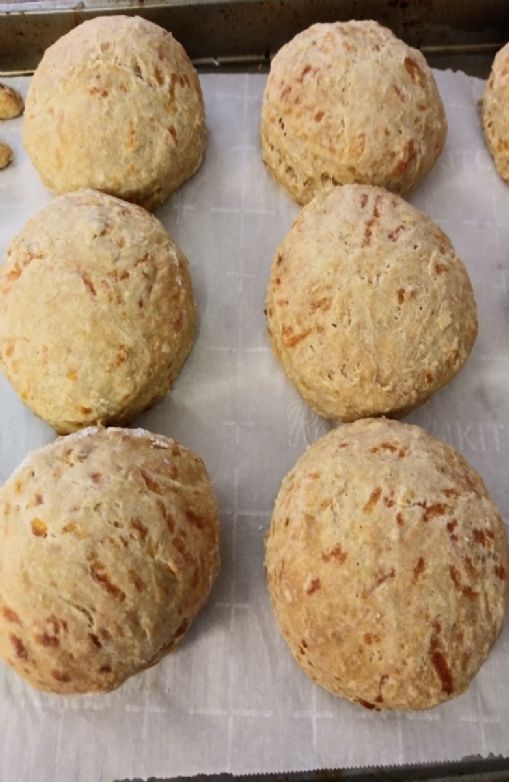 Cheesy Multigrain Biscuits Recipe | SparkRecipes