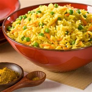 Curried Basmati Rice Recipe | SparkRecipes