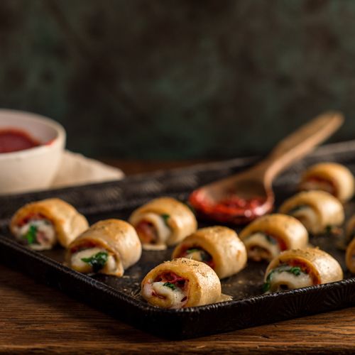 Prosciutto Pizza Rolls Recipe | SparkRecipes