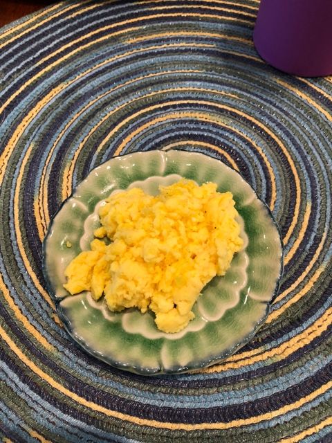 Scrambled Egg Puree Recipe | SparkRecipes