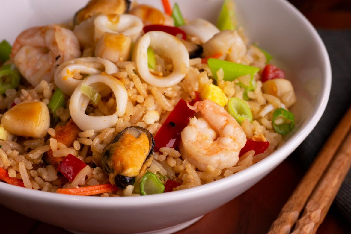Seafood Mix and Vegetable Stir Fry Recipe | SparkRecipes