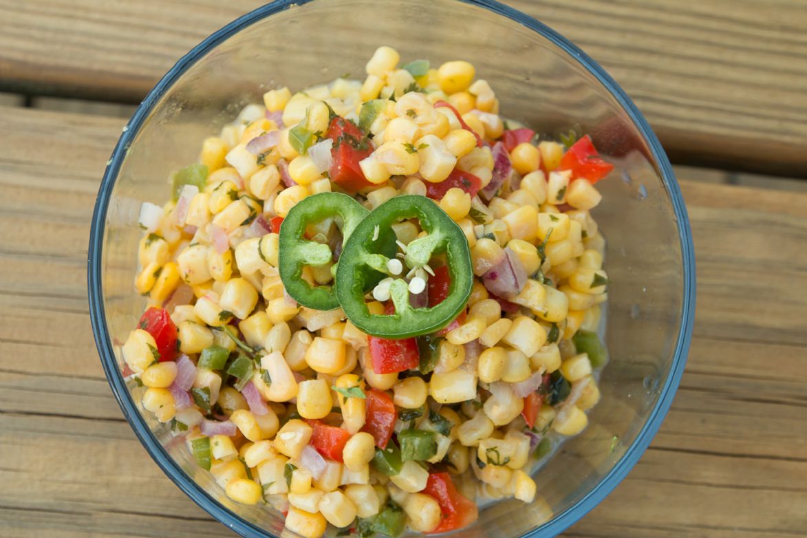 Spicy Corn Salsa Recipe | SparkRecipes