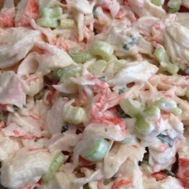Surimi Pasta Salad Recipe | SparkRecipes