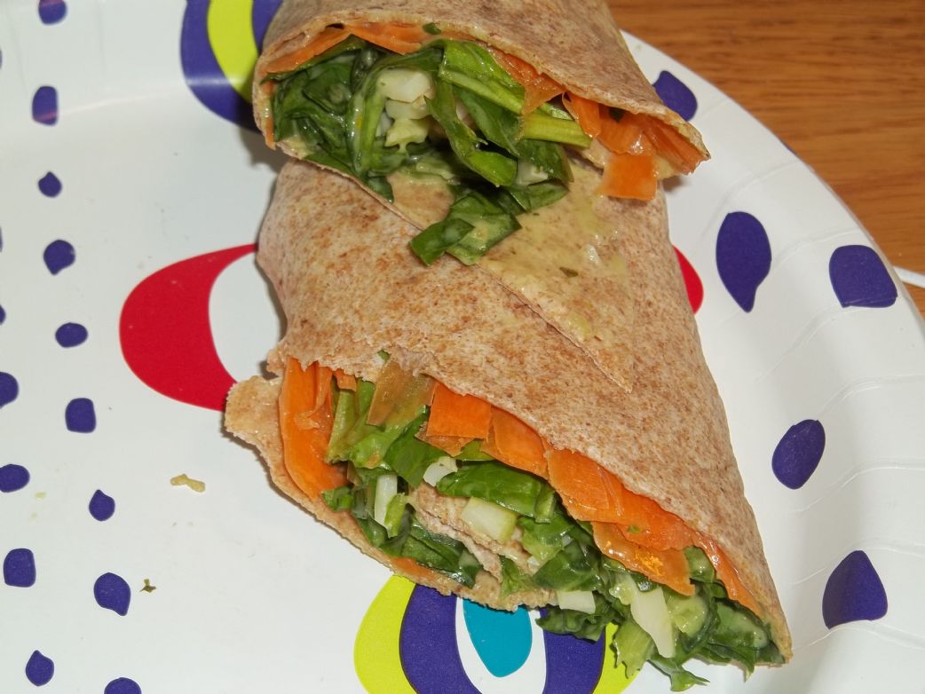 Vegetable Wrap Recipe | SparkRecipes