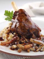 Braised Goat Shanks Recipe | SparkRecipes