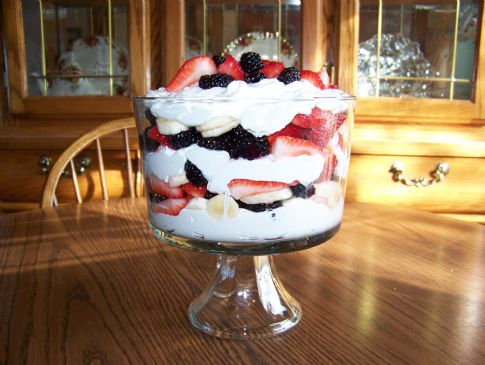 Beautiful Fruit Parfait Recipe | SparkRecipes