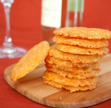 Cheese Crisps Recipe | SparkRecipes