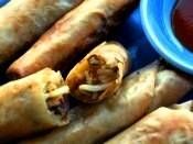 Crispy Baked Spring Rolls Recipe | SparkRecipes