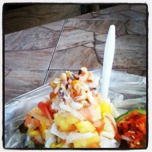 Tropical Conch Salad Recipe | SparkRecipes