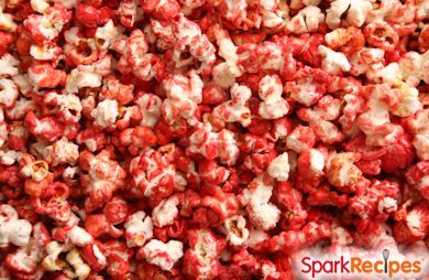 Red Velvet Popcorn Recipe | SparkRecipes