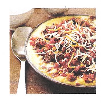 Mexican Beef over Polenta Recipe | SparkRecipes
