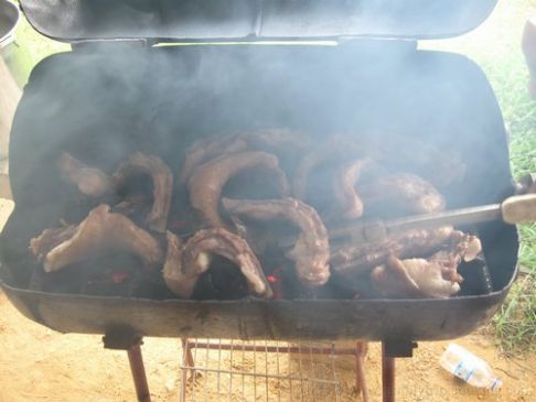 Mennonite Roasted Pig Tails Recipe | SparkRecipes