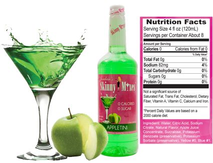 Skinny Appletini Recipe | SparkRecipes