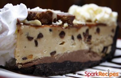 Peanut Butter Chocolate Chip Freezer Pie Recipe | SparkRecipes