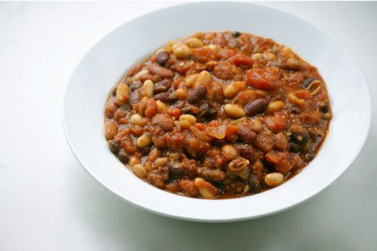 7 Bean Vegan Chili Recipe | SparkRecipes