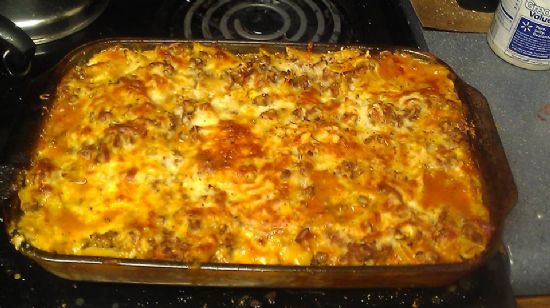 Baked Penne Lasagna Recipe | SparkRecipes