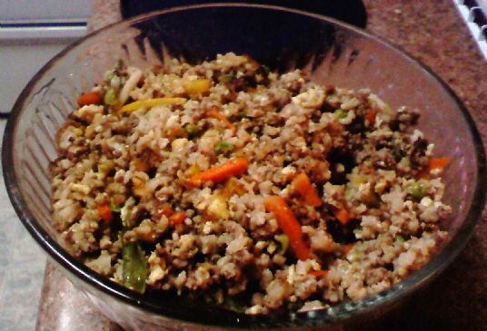 Low Cal Low Fat Low Carb Fried Rice Recipe | SparkRecipes