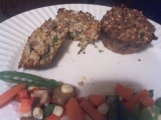 TVP Meatloaf Muffins Recipe | SparkRecipes