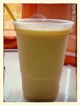 Peach, apple and mango smoothie. Recipe | SparkRecipes