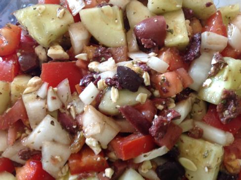 Greek Shepard's Salad Recipe | SparkRecipes