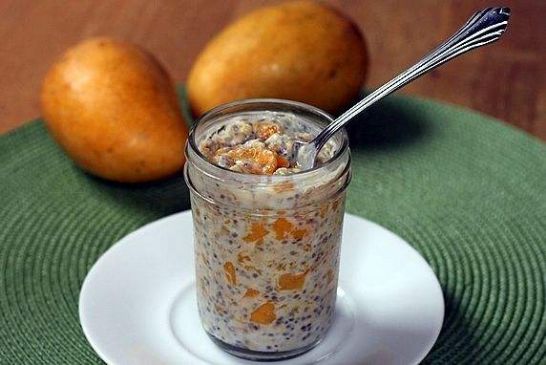 Overnight Refrigerator Oatmeal(Cold Porridge) Recipe | SparkRecipes