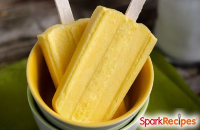 Frozen Pudding Pops Recipe | SparkRecipes
