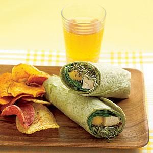 Chicken Mango Wraps Recipe | SparkRecipes